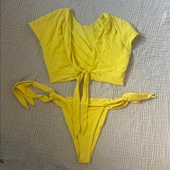 437 | Swim | 437 Robyn Set Yellow | Poshmark